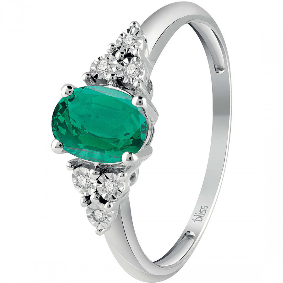 GioielleriaPivano.it | Bliss - Anello Stephanie in Oro Bianco, Diamanti ...