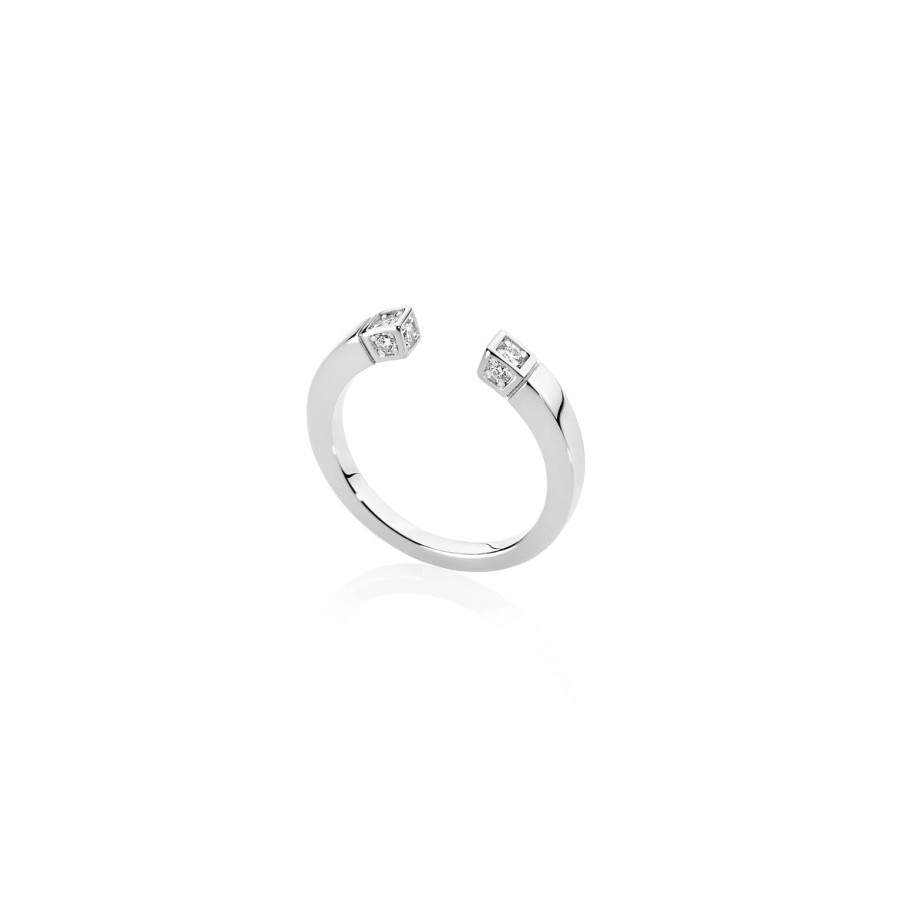 GioielleriaPivano.it | Burato Gioielli - Anello in oro bianco e diamanti