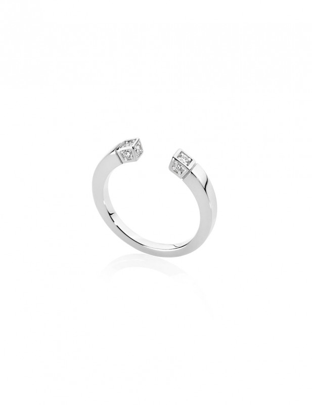 GioielleriaPivano.it | Burato Gioielli - Anello in oro bianco e diamanti