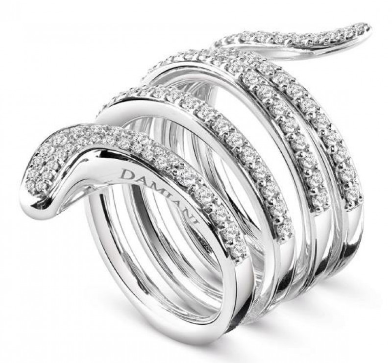 GioielleriaPivano.it | Damiani - Anello in oro bianco e diamanti