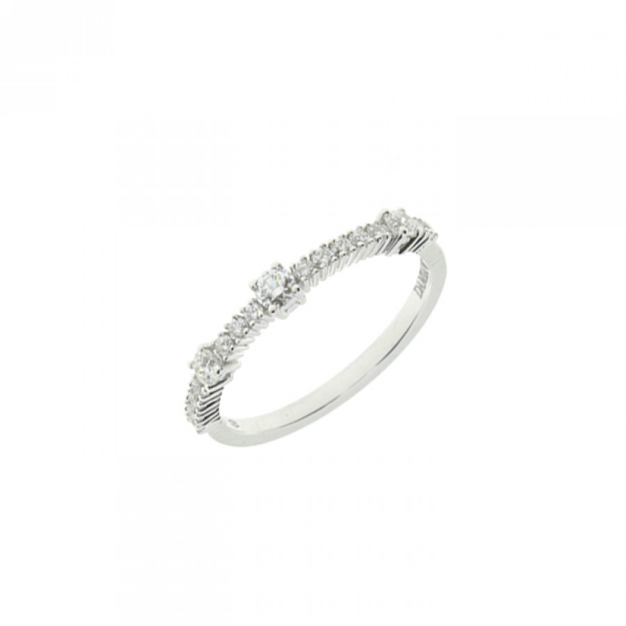 GioielleriaPivano.it | Damiani - Anello Notte di San Lorenzo oro bianco ...